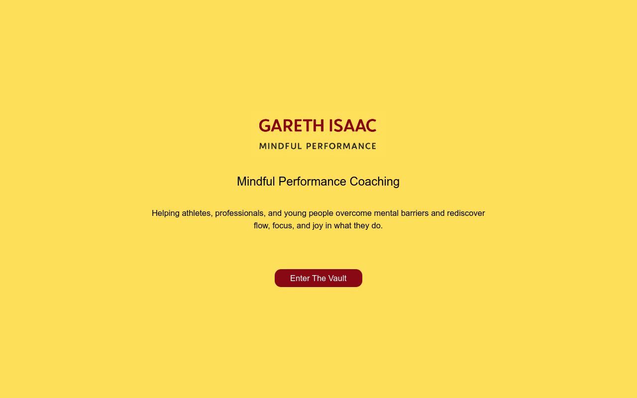 Gareth Isaac Homepage